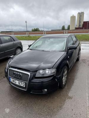 Черный Ауди А3 2008 в Каунас, объемом двигателя 1.80 л и пробегом 245 тыс. км за 599 €, фото  на AUTOMOTO.COM.LV
