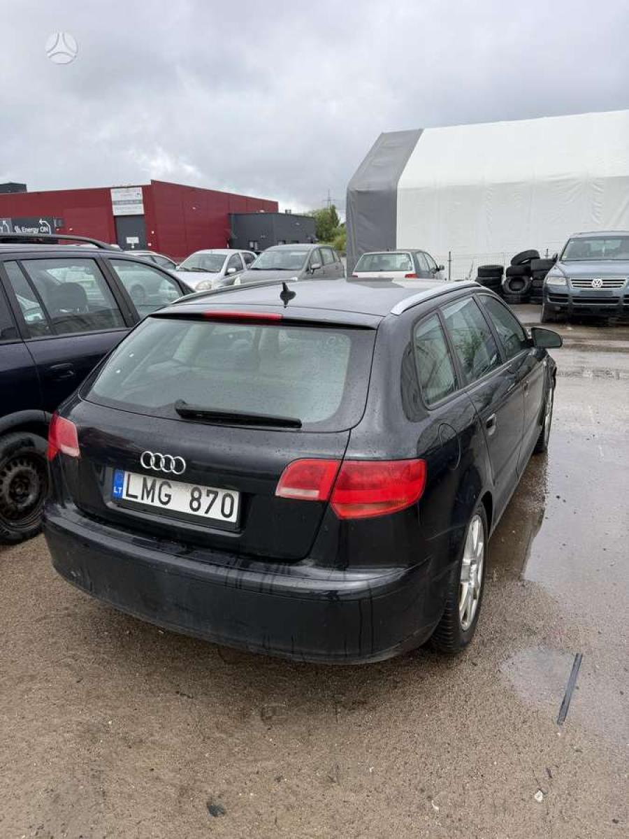Black Audi A3 2008 in Kaunas, with an engine capacity of 1.80 L and mileage of 245 thousand km for 599 €, photo 7 on AUTOMOTO.COM.LV