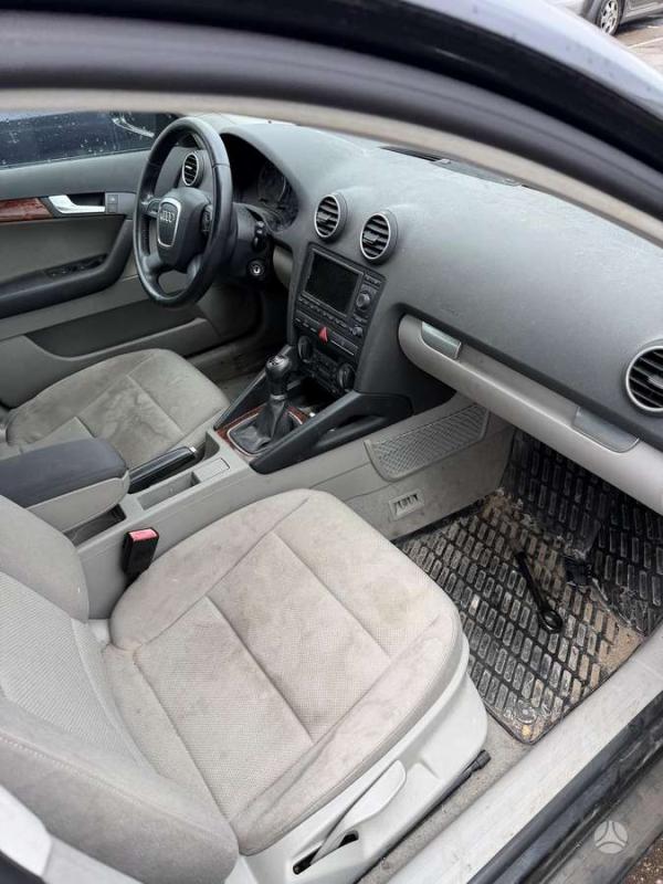 Melns Audi A3 2008 Kauņa, ar dzinēja tilpumu 1.80 L un nobraukumu 245 tūkst. km par 599 €, foto 7 vietnē AUTOMOTO.COM.LV