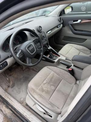 Black Audi A3 2008 in Kaunas, with an engine capacity of 1.80 L and mileage of 245 thousand km for 599 €, photo 12 on AUTOMOTO.COM.LV