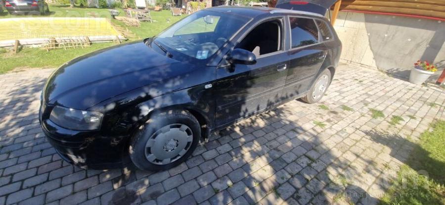 Black Audi A3 2008 in Riga, with an engine capacity of 1.90 L and mileage of 308 thousand km for 3400 €, photo 6 on AUTOMOTO.COM.LV