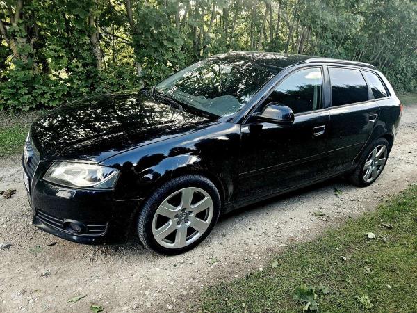 Black Audi A3 2008 in Alytus, with an engine capacity of 1.97 L and mileage of 351 thousand km for 4500 €, photo 2 on AUTOMOTO.COM.LV