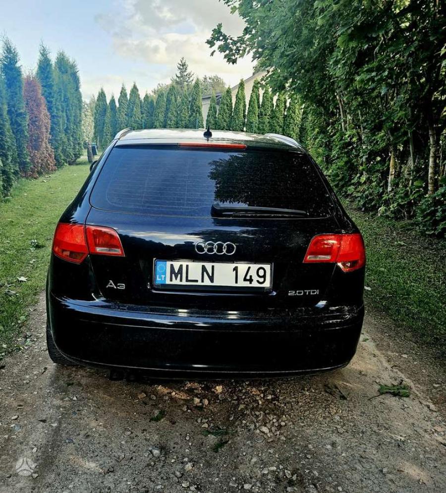 Черный Ауди А3 2008 в Алитус, объемом двигателя 1.97 л и пробегом 351 тыс. км за 4500 €, фото 4 на AUTOMOTO.COM.LV
