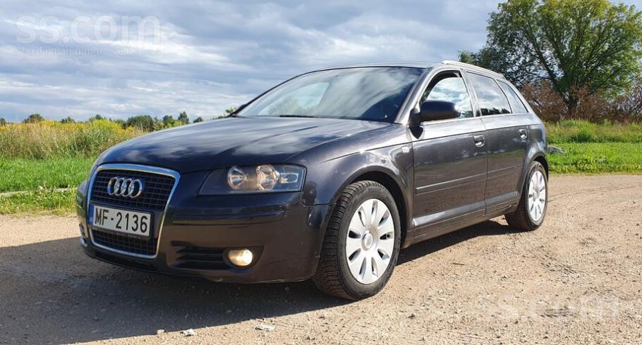 Melns Audi A3 2008 Rīga, ar dzinēja tilpumu 1.90 L un nobraukumu 266 tūkst. km par 2850 €, foto 1 vietnē AUTOMOTO.COM.LV