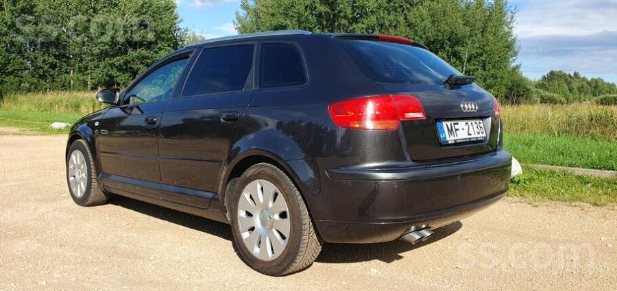 Melns Audi A3 2008 Rīga, ar dzinēja tilpumu 1.90 L un nobraukumu 266 tūkst. km par 2850 €, foto 5 vietnē AUTOMOTO.COM.LV