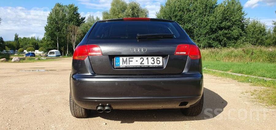 Melns Audi A3 2008 Rīga, ar dzinēja tilpumu 1.90 L un nobraukumu 266 tūkst. km par 2850 €, foto 6 vietnē AUTOMOTO.COM.LV