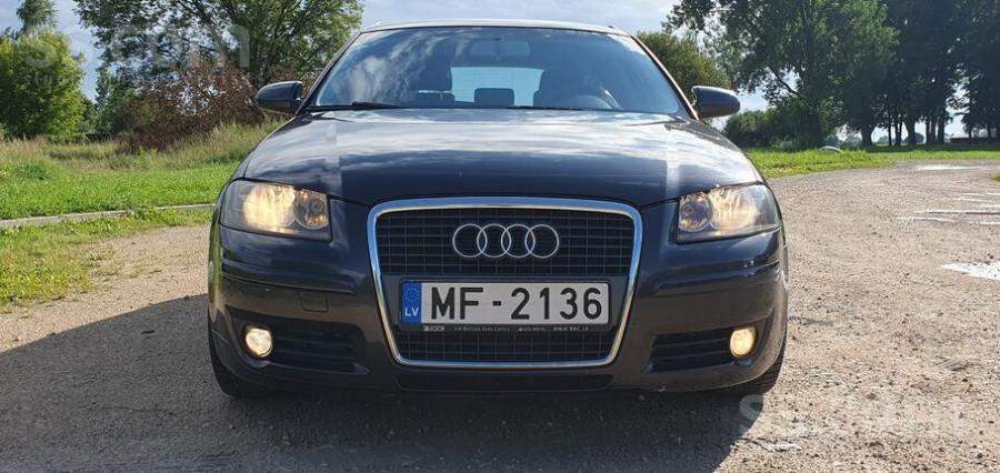 Melns Audi A3 2008 Rīga, ar dzinēja tilpumu 1.90 L un nobraukumu 266 tūkst. km par 2850 €, foto 7 vietnē AUTOMOTO.COM.LV