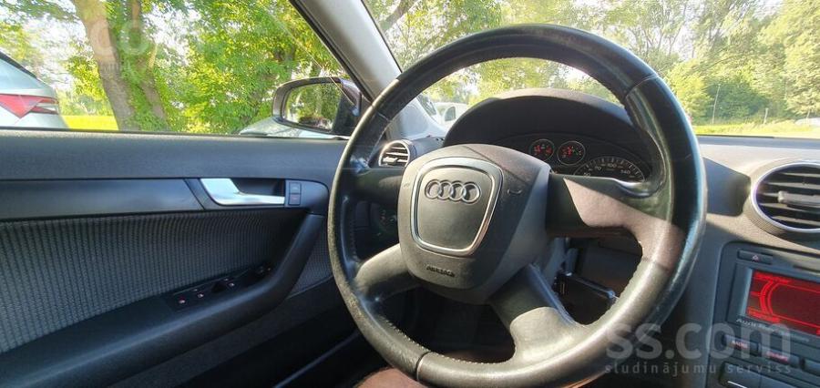 Melns Audi A3 2008 Rīga, ar dzinēja tilpumu 1.90 L un nobraukumu 266 tūkst. km par 2850 €, foto 8 vietnē AUTOMOTO.COM.LV