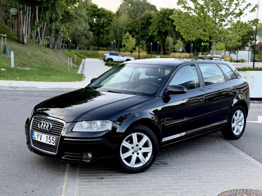 Black Audi A3 2008 in Vilnius, with an engine capacity of 0.00 L and mileage of 246 thousand km for 3500 €, photo 3 on AUTOMOTO.COM.LV