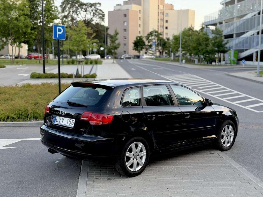 Black Audi A3 2008 in Vilnius, with an engine capacity of 0.00 L and mileage of 246 thousand km for 3500 €, photo 7 on AUTOMOTO.COM.LV