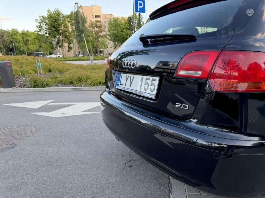 Black Audi A3 2008 in Vilnius, with an engine capacity of 0.00 L and mileage of 246 thousand km for 3500 €, photo 11 on AUTOMOTO.COM.LV