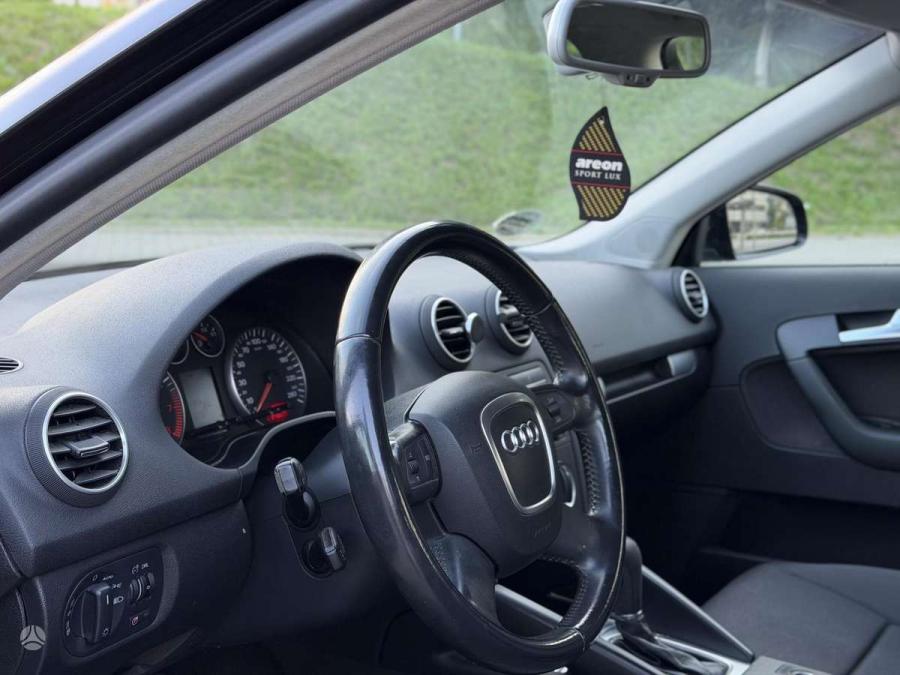 Black Audi A3 2008 in Vilnius, with an engine capacity of 0.00 L and mileage of 246 thousand km for 3500 €, photo 17 on AUTOMOTO.COM.LV