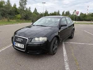 Black Audi A3 2008 in Vilnius, with an engine capacity of 1.60 L and mileage of 315 thousand km for 1900 €, photo  on AUTOMOTO.COM.LV