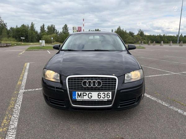 Black Audi A3 2008 in Vilnius, with an engine capacity of 1.60 L and mileage of 315 thousand km for 1900 €, photo 4 on AUTOMOTO.COM.LV