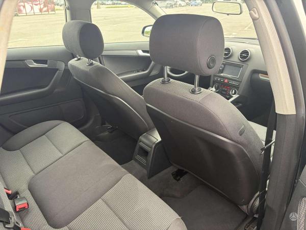 Black Audi A3 2008 in Vilnius, with an engine capacity of 1.60 L and mileage of 315 thousand km for 1900 €, photo 9 on AUTOMOTO.COM.LV
