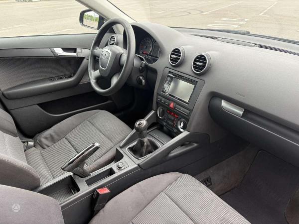 Black Audi A3 2008 in Vilnius, with an engine capacity of 1.60 L and mileage of 315 thousand km for 1900 €, photo 10 on AUTOMOTO.COM.LV