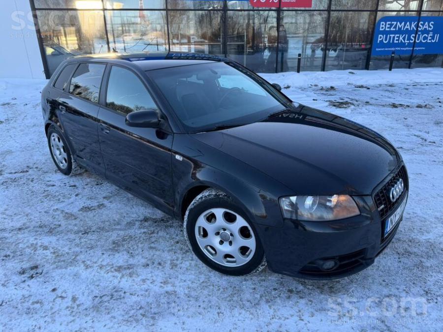 Черный Ауди А3 2008 в Рига, объемом двигателя 1.80 л и пробегом 278 тыс. км за 3900 €, фото 9 на AUTOMOTO.COM.LV