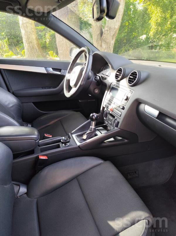 Black Audi A3 2008 in Jurmala, with an engine capacity of 1.80 L and mileage of 290 thousand km for 4999 €, photo 8 on AUTOMOTO.COM.LV