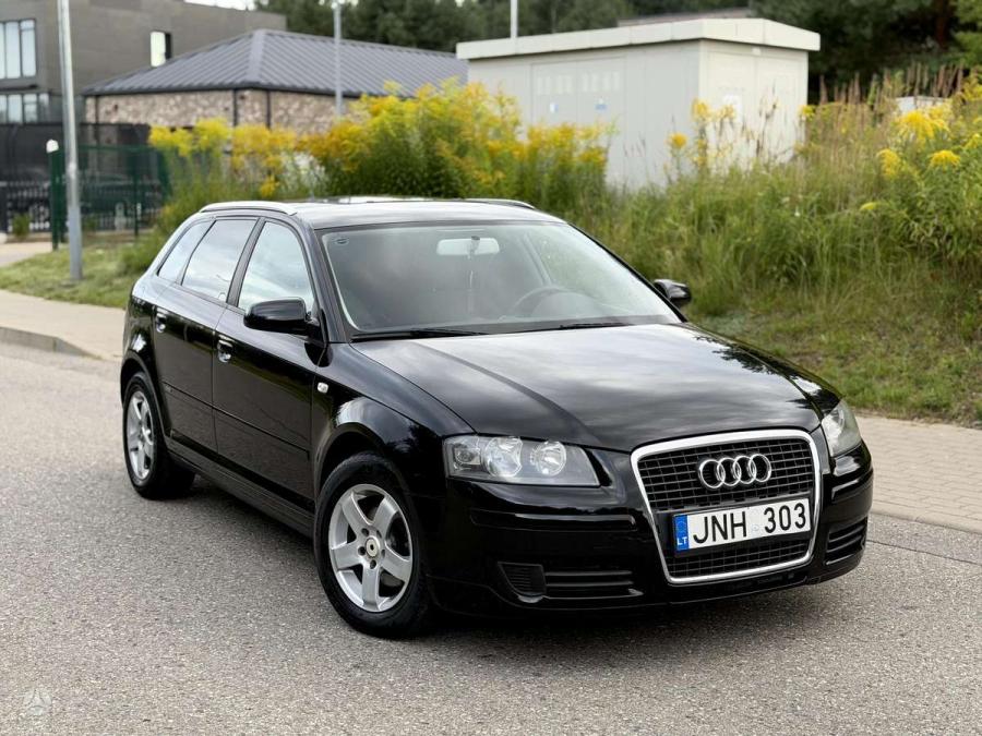 Black Audi A3 2008 in Vilnius, with an engine capacity of 1.90 L and mileage of 285 thousand km for 3500 €, photo 1 on AUTOMOTO.COM.LV