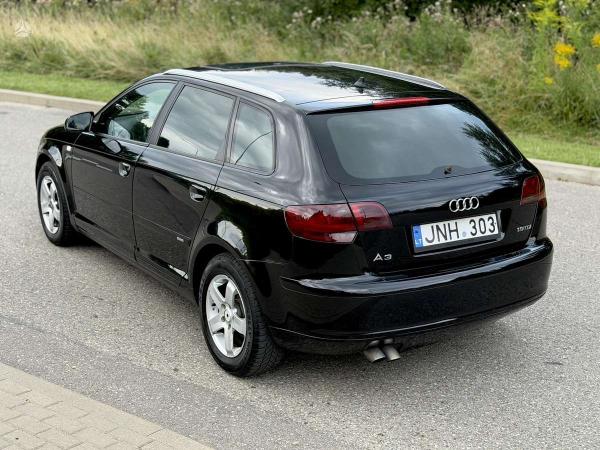 Melns Audi A3 2008 Viļņa, ar dzinēja tilpumu 1.90 L un nobraukumu 285 tūkst. km par 3500 €, foto 4 vietnē AUTOMOTO.COM.LV