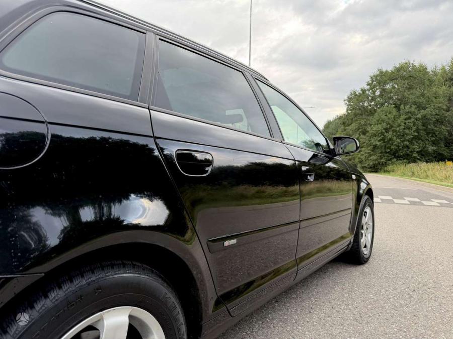 Black Audi A3 2008 in Vilnius, with an engine capacity of 1.90 L and mileage of 285 thousand km for 3500 €, photo 12 on AUTOMOTO.COM.LV