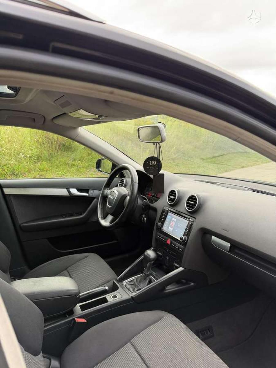 Black Audi A3 2008 in Vilnius, with an engine capacity of 1.90 L and mileage of 285 thousand km for 3500 €, photo 14 on AUTOMOTO.COM.LV