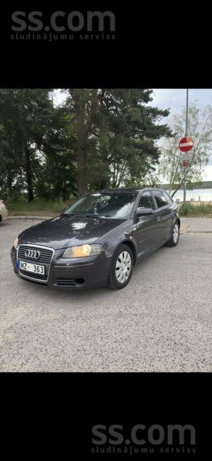 Black Audi A3 2008 in Riga, with an engine capacity of 1.90 L and mileage of 295 thousand km for 2300 €, photo  on AUTOMOTO.COM.LV