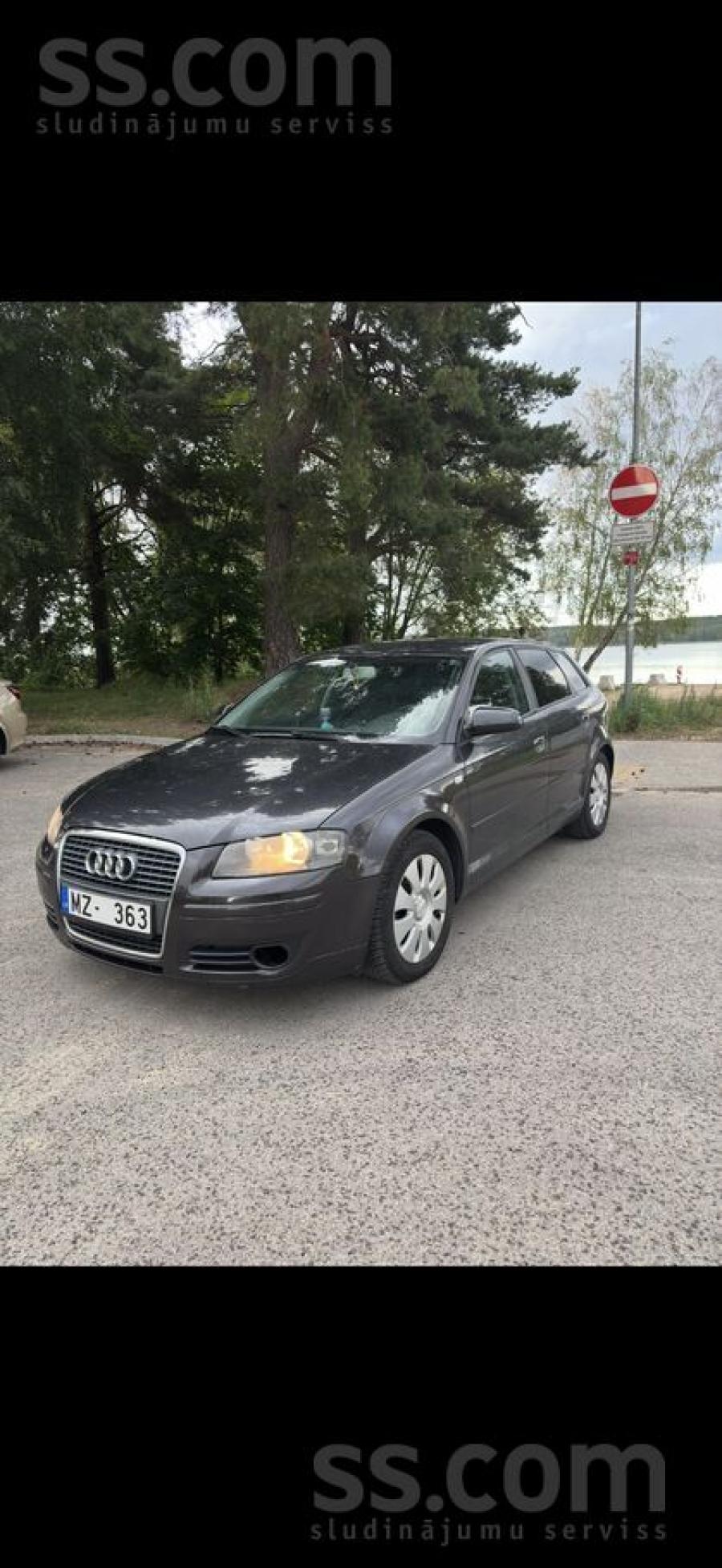 Black Audi A3 2008 in Riga, with an engine capacity of 1.90 L and mileage of 295 thousand km for 2300 €, photo 1 on AUTOMOTO.COM.LV