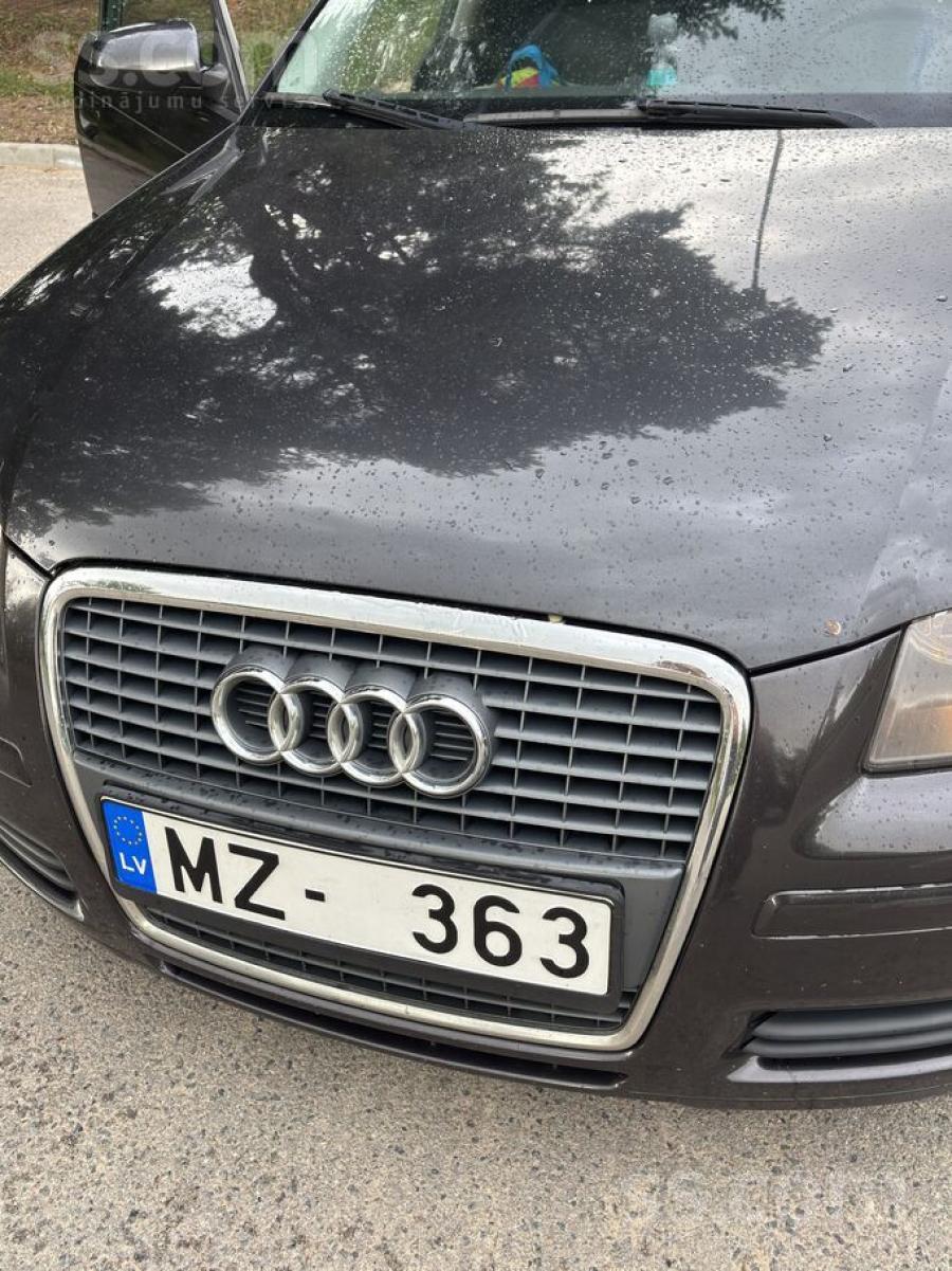 Black Audi A3 2008 in Riga, with an engine capacity of 1.90 L and mileage of 295 thousand km for 2300 €, photo 10 on AUTOMOTO.COM.LV