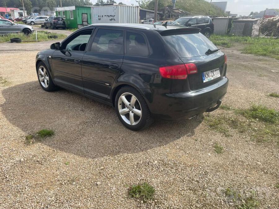 Black Audi A3 2008 in Riga, with an engine capacity of 2.00 L and mileage of 0 thousand km for 3899 €, photo 9 on AUTOMOTO.COM.LV