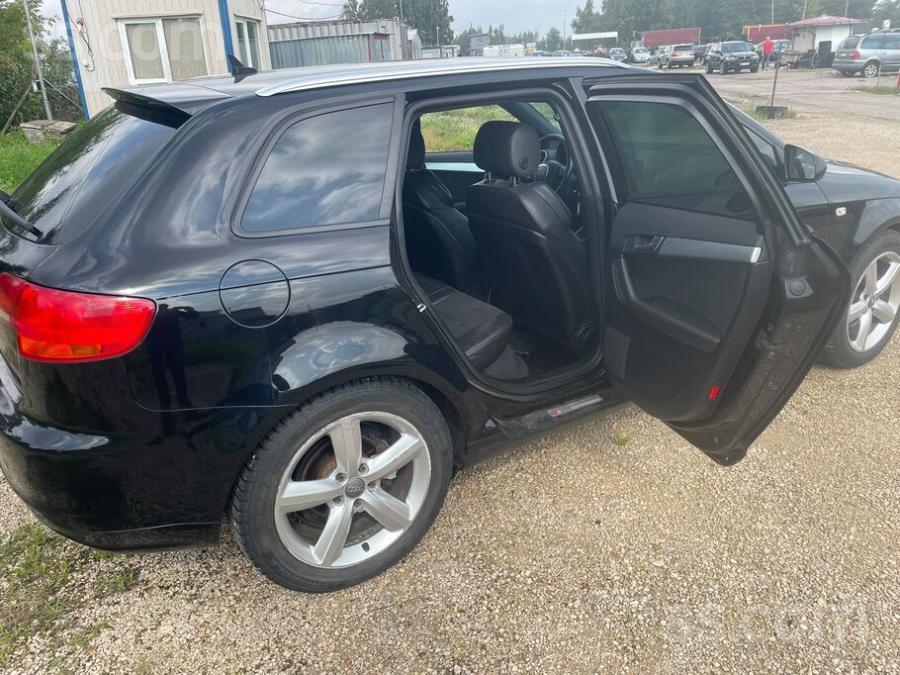 Black Audi A3 2008 in Riga, with an engine capacity of 2.00 L and mileage of 0 thousand km for 3899 €, photo 10 on AUTOMOTO.COM.LV