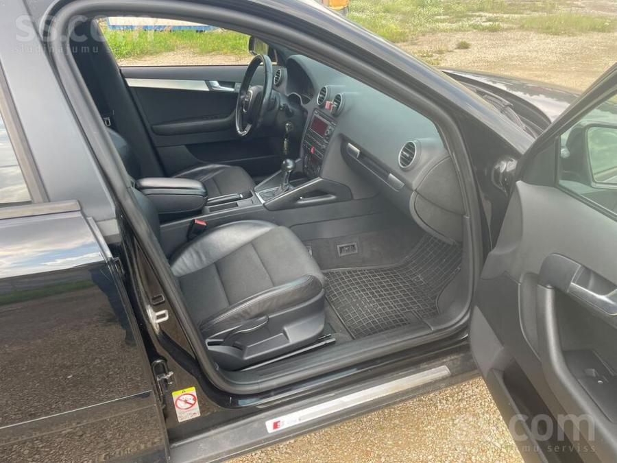 Black Audi A3 2008 in Riga, with an engine capacity of 2.00 L and mileage of 0 thousand km for 3899 €, photo 19 on AUTOMOTO.COM.LV