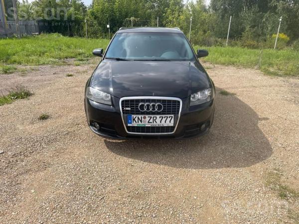 Black Audi A3 2008 in Riga, with an engine capacity of 2.00 L and mileage of 0 thousand km for 3899 €, photo 3 on AUTOMOTO.COM.LV