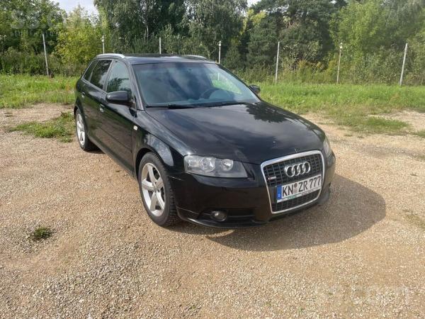 Black Audi A3 2008 in Riga, with an engine capacity of 2.00 L and mileage of 0 thousand km for 3899 €, photo 4 on AUTOMOTO.COM.LV