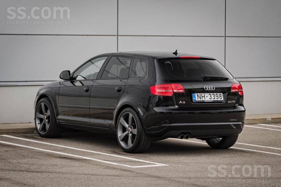 Melns Audi A3 2008 Rīga, ar dzinēja tilpumu 2.00 L un nobraukumu 319 tūkst. km par 4990 €, foto 7 vietnē AUTOMOTO.COM.LV