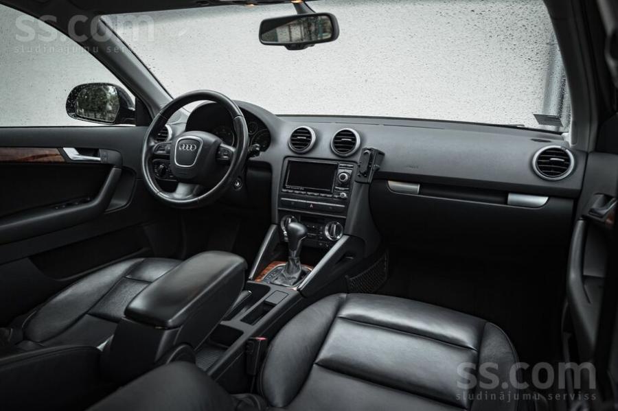 Melns Audi A3 2008 Rīga, ar dzinēja tilpumu 2.00 L un nobraukumu 319 tūkst. km par 4990 €, foto 16 vietnē AUTOMOTO.COM.LV