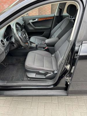 Black Audi A3 2008 in Klaipeda, with an engine capacity of 1.90 L and mileage of 276 thousand km for 2850 €, photo 14 on AUTOMOTO.COM.LV