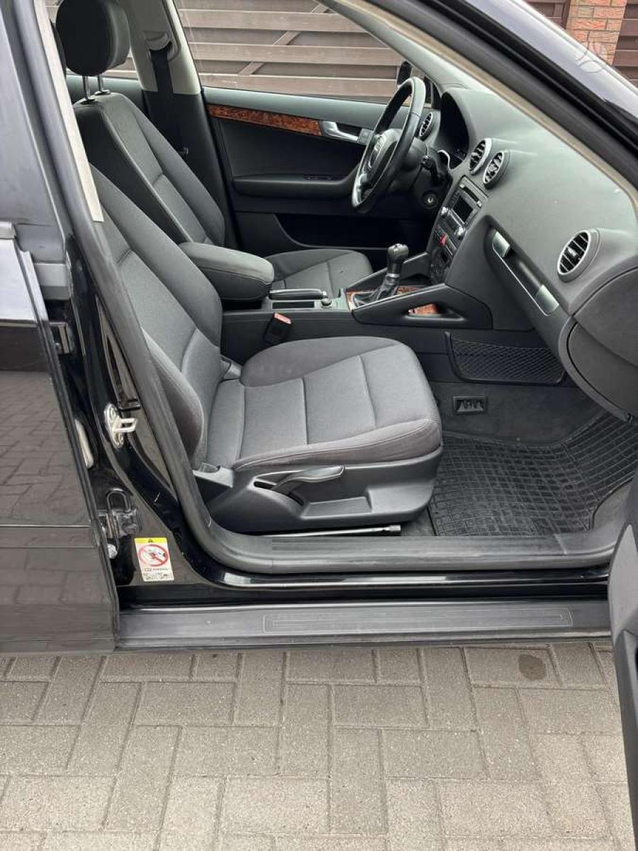 Black Audi A3 2008 in Klaipeda, with an engine capacity of 1.90 L and mileage of 276 thousand km for 2850 €, photo 22 on AUTOMOTO.COM.LV