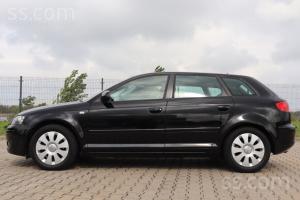 Black Audi A3 2008 in Riga, with an engine capacity of 2.00 L and mileage of 241 thousand km for 3950 €, photo 13 on AUTOMOTO.COM.LV