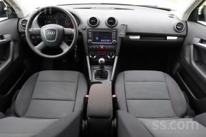 Black Audi A3 2008 in Riga, with an engine capacity of 2.00 L and mileage of 241 thousand km for 3950 €, photo 22 on AUTOMOTO.COM.LV