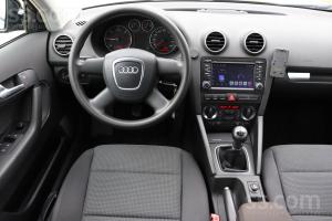 Black Audi A3 2008 in Riga, with an engine capacity of 2.00 L and mileage of 241 thousand km for 3950 €, photo 23 on AUTOMOTO.COM.LV