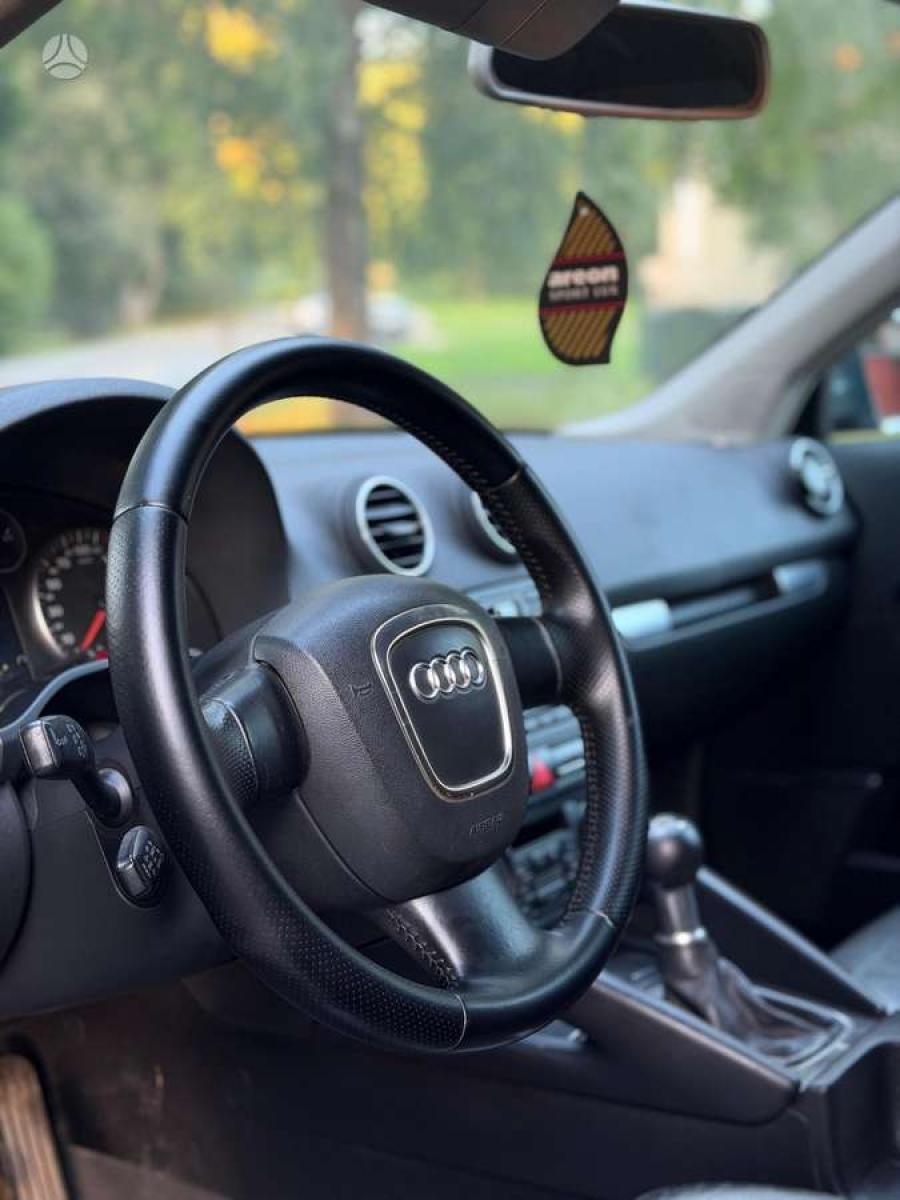 Black Audi A3 2008 in Vilnius, with an engine capacity of 0.00 L and mileage of 290 thousand km for 3200 €, photo 8 on AUTOMOTO.COM.LV