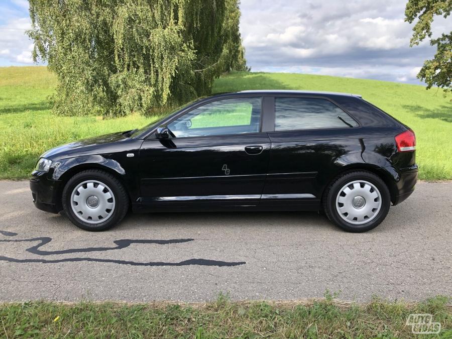 Черный Ауди А3 2008 в Алитус, объемом двигателя 1.90 л и пробегом 457 тыс. км за 2950 €, фото 6 на AUTOMOTO.COM.LV