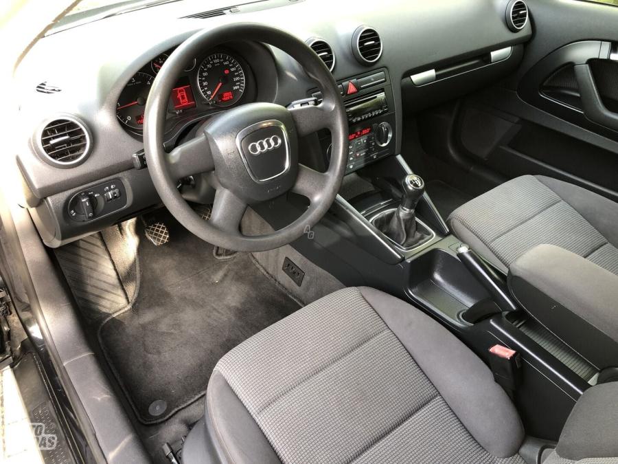 Черный Ауди А3 2008 в Алитус, объемом двигателя 1.90 л и пробегом 457 тыс. км за 2950 €, фото 11 на AUTOMOTO.COM.LV