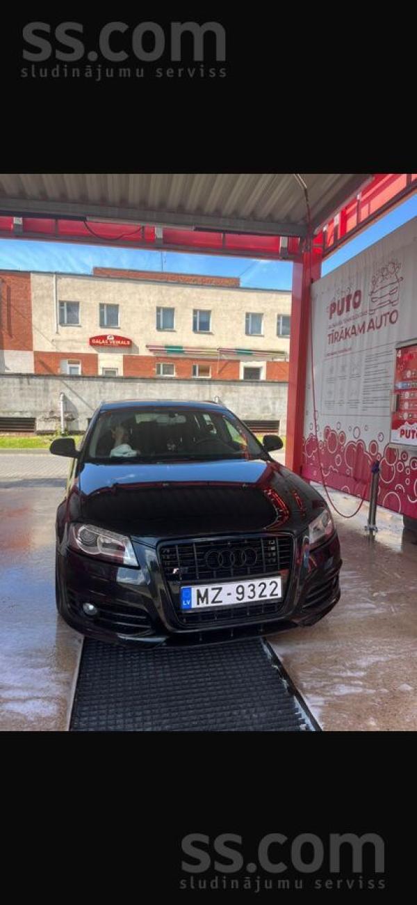 Audi A3 2008 Rīga vietnē Melns Audi A3 2008 Rīga, ar dzinēja tilpumu 1.90 L un nobraukumu 300 tūkst. km par 5500 €, foto 1 vietnē AUTOMOTO.COM.LV