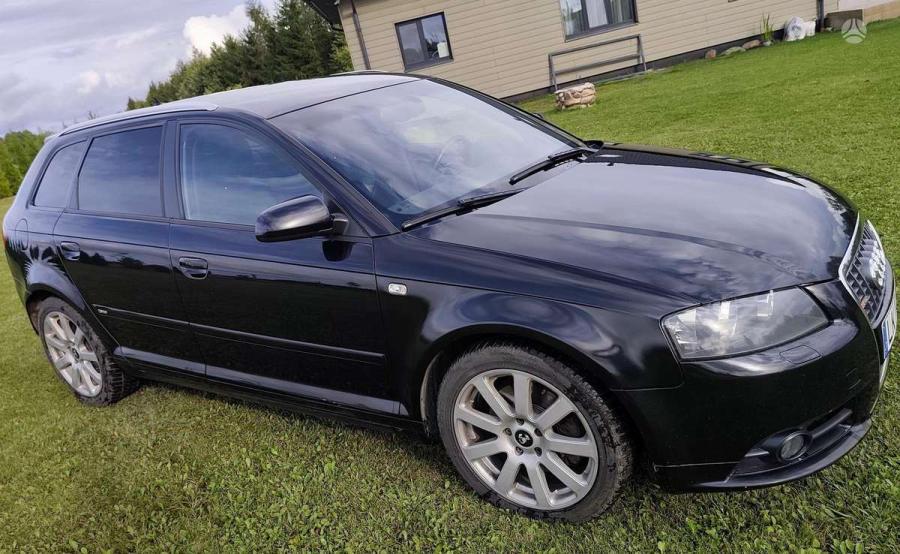 Melns Audi A3 2008 Jonava, ar dzinēja tilpumu 1.97 L un nobraukumu 389 tūkst. km par 3950 €, foto 3 vietnē AUTOMOTO.COM.LV