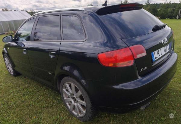 Black Audi A3 2008 in Jonava, with an engine capacity of 1.97 L and mileage of 389 thousand km for 3950 €, photo 5 on AUTOMOTO.COM.LV