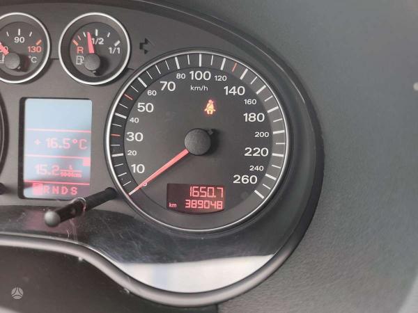Black Audi A3 2008 in Jonava, with an engine capacity of 1.97 L and mileage of 389 thousand km for 3950 €, photo 7 on AUTOMOTO.COM.LV