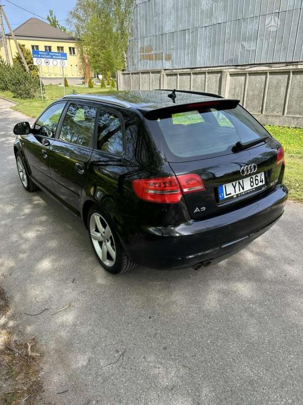 Ауди А3 2008 в Вильнюс на AUTOMOTO.COM.LV Черный Ауди А3 2008 в Вильнюс, объемом двигателя 1.97 л и пробегом 283 тыс. км за 3300 €, фото 4 на AUTOMOTO.COM.LV