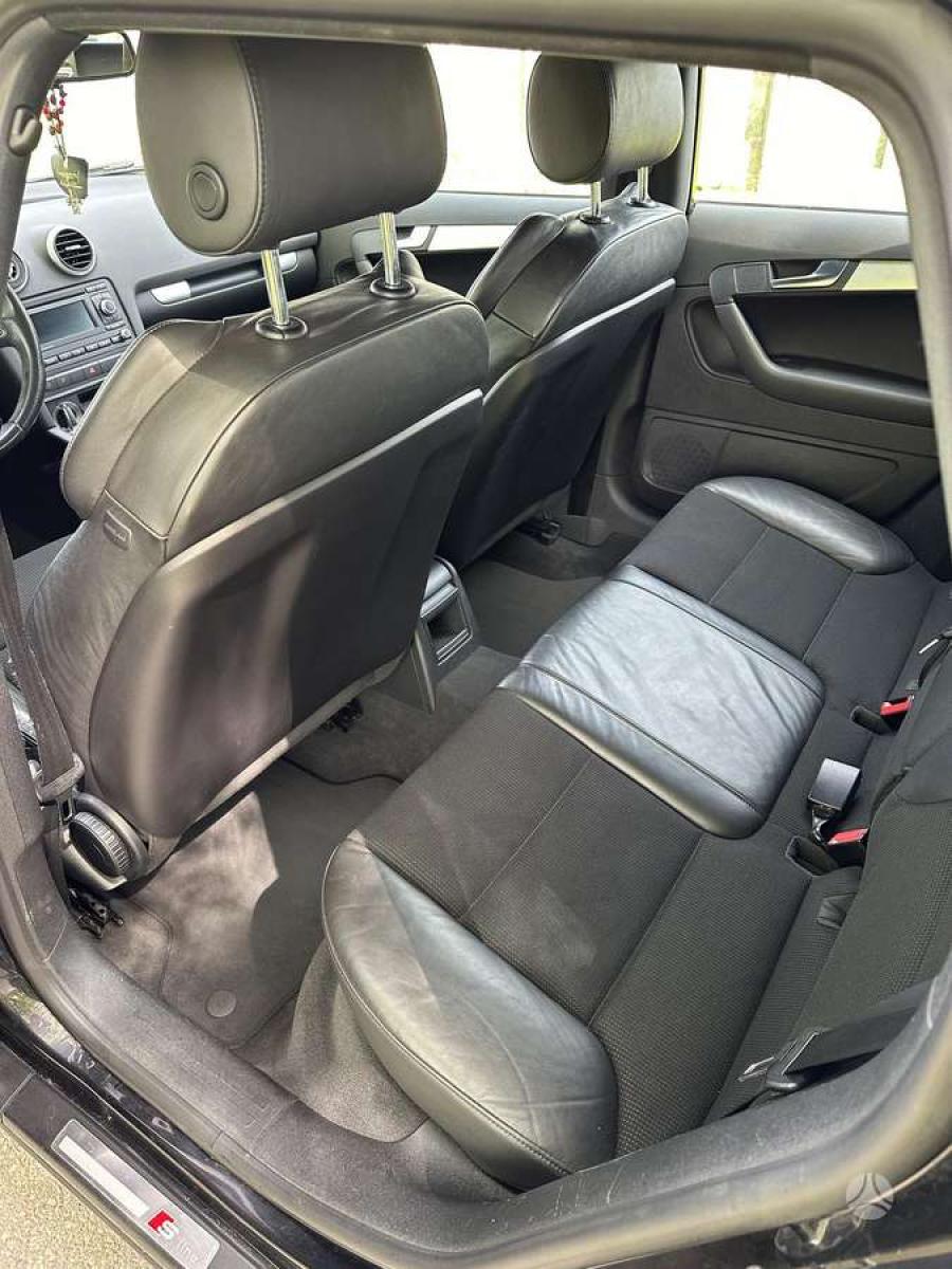 Melns Audi A3 2008 Viļņa, ar dzinēja tilpumu 1.97 L un nobraukumu 283 tūkst. km par 3300 €, foto 8 vietnē AUTOMOTO.COM.LV